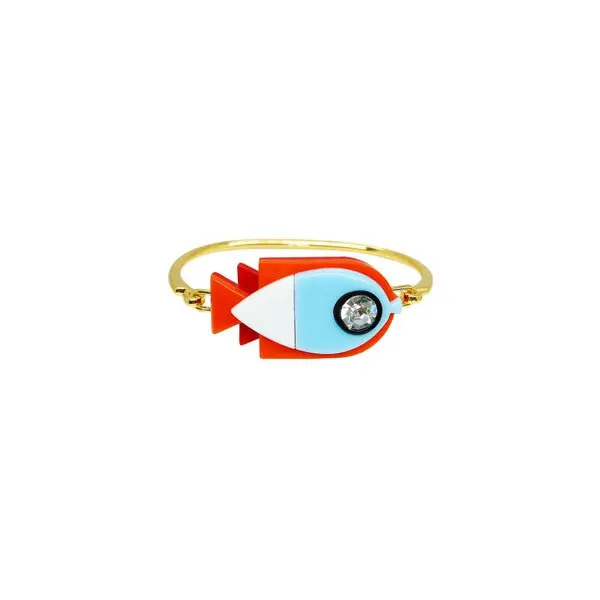 GISSA BICALHO Handmade Fish Bracelet - Orange