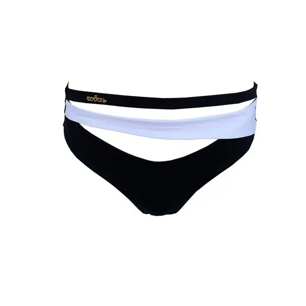 TOUCH BY ADRIANA CAROLINA Sleek Bikini Bottom - Black