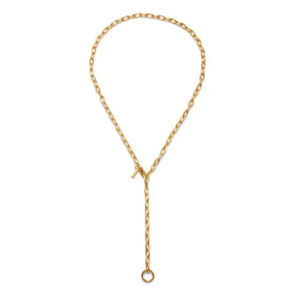 JAREDJAMIN Chain Reaction Medium Necklace - Gold