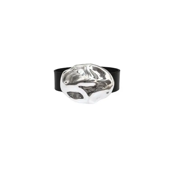 CASA CALA Duna Buckled Bracelet - Black/silver