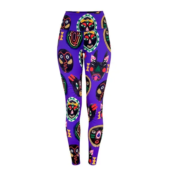 PITAYA YOGA Connan Leggings Bamboo - Blue