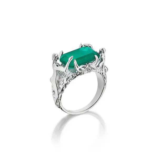 STEFAN TIRON Marée Silva Limited Edition Ring - Silver