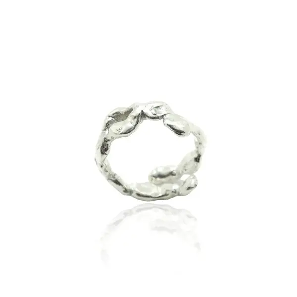 BIO-TRIMMINGS Kinsey Adjustable Ring - Silver