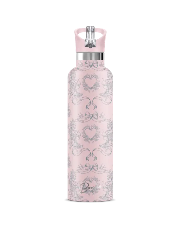 MY BOUGIE BOTTLE Rococo Lux Insulated Water Bottle - Pink