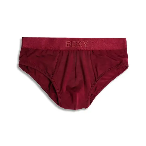 BDXY STUDIO The Unit Underwear Brief Burgundy - Red