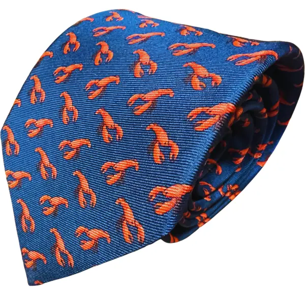 LAZYJACK PRESS Let's Get Crackin' Neck Tie - Blue