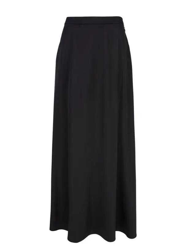 HELENE GALWAS Clea Silk Midi Skirt
