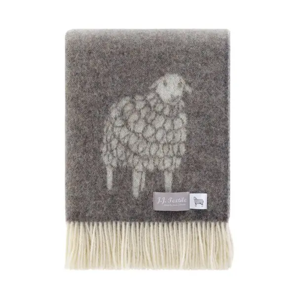 J.J.Textile Dark Sheep Mima Throw