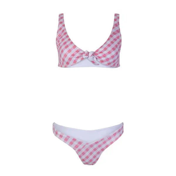 THE DELAROSE SISTERS Beaux Knot Bikini Set - Pink