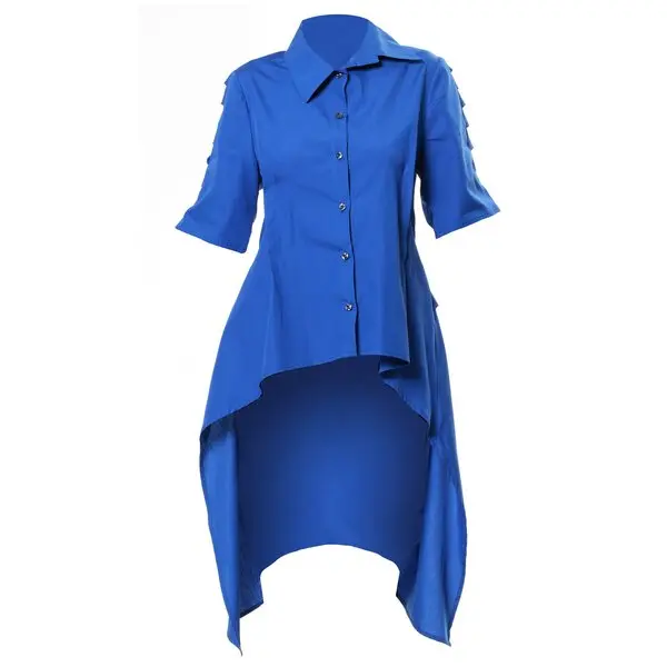 METAMORPHOZA Open Back Cotton Shirt