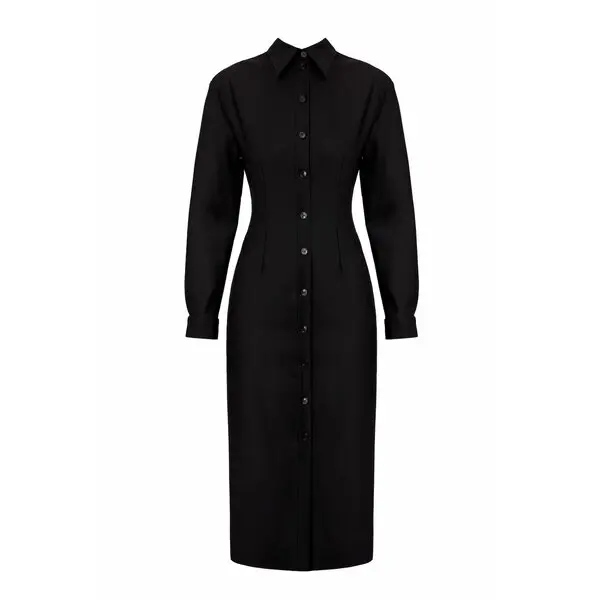 UNDRESS Edith Wool Midi Dress