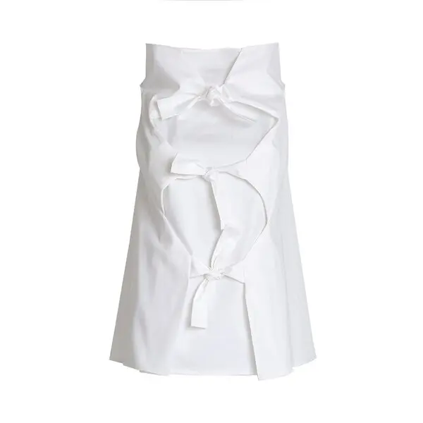BIANCA POPP Ribbon Detailed Sleeveless Blouse