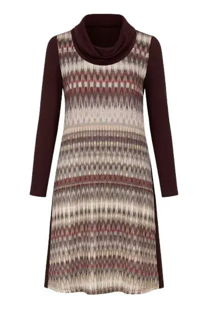 CONQUISTA A-line Printed Dress