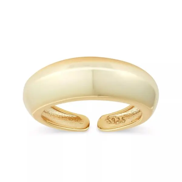 ELK & BLOOM 18k Plated Dome Ring - Gold