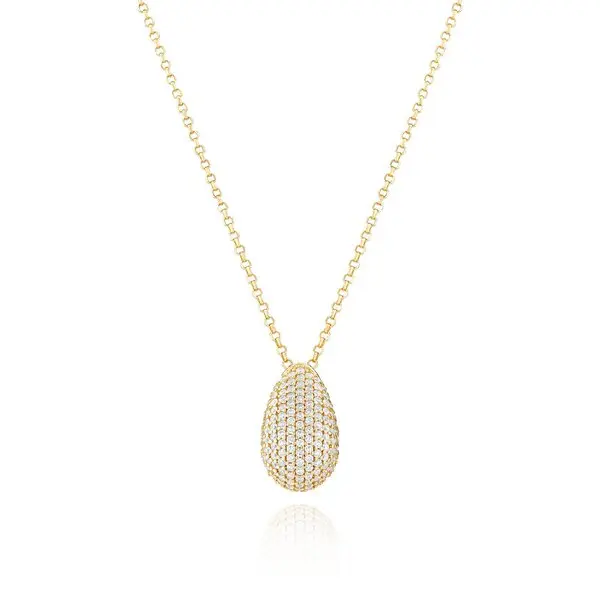 SIF JAKOBS JEWELLERY Goccia Altro Necklace - Gold