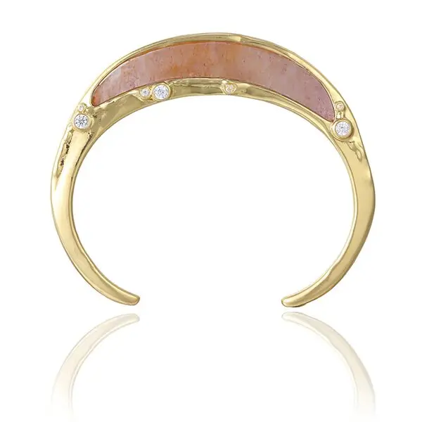RARE MATTERS JEWELRY Gemstone Inlay Bangle