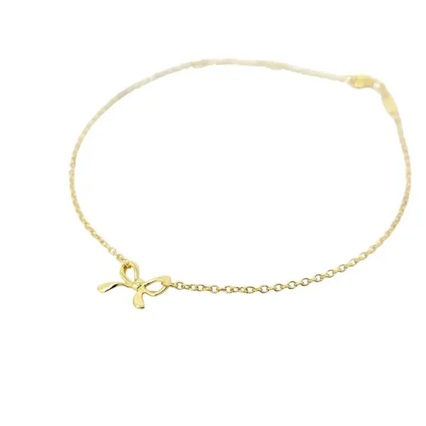 HARFI Bowknot Charm Bracelet - Gold