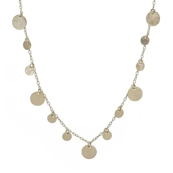 MARCIA MORAN Sonny Multi Coin Long Necklace - Gold