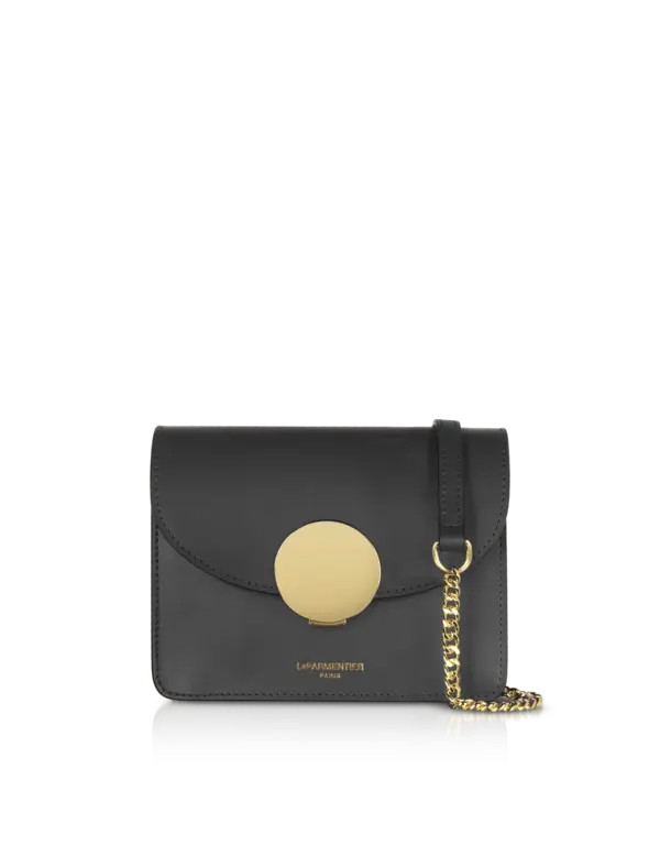 LE PARMENTIER Ondina Mini Shoulder Bag - Black