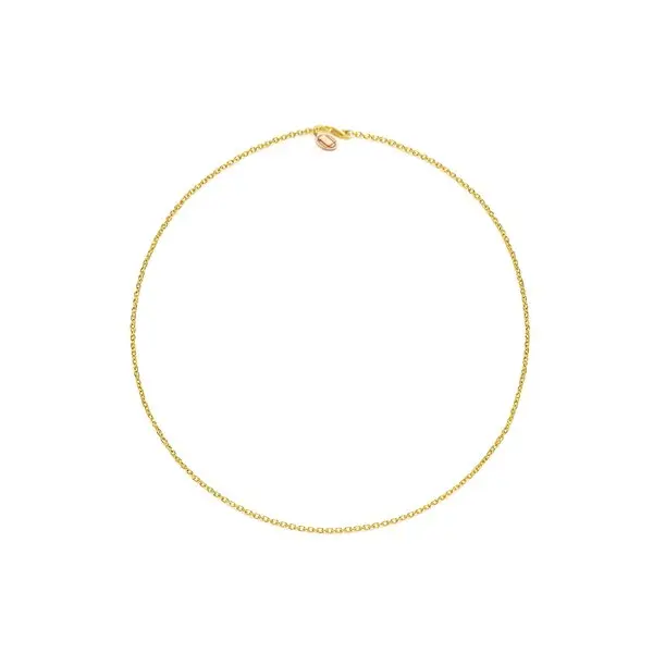 UNALOE Luminous Plated Sterling Silver Fine Chain Necklace - Gold