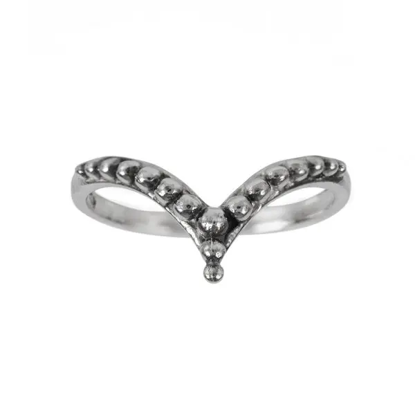 CHARLOTTE'S WEB JEWELLERY Raja Stacking Ring - Silver