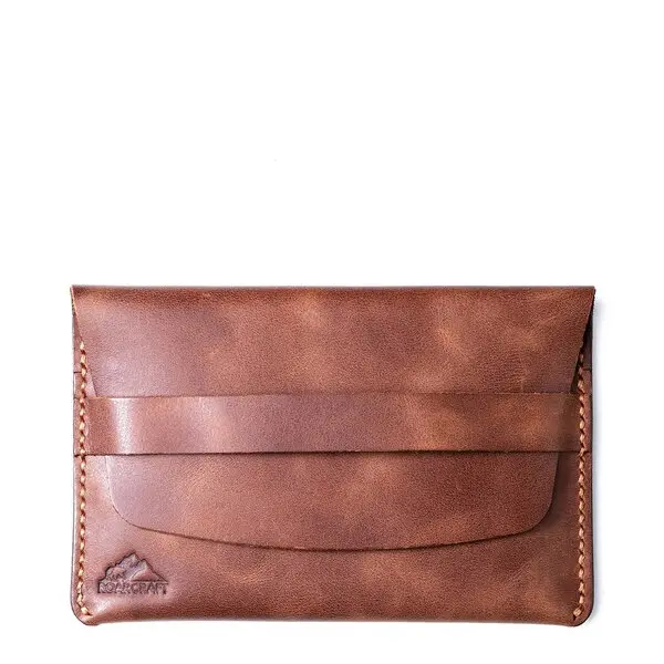 ROARCRAFT Leather Travel Wallet Zeugma Tobacco - Brown