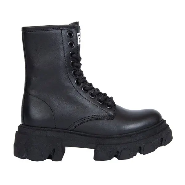 URBNKICKS Leather Combat Boots