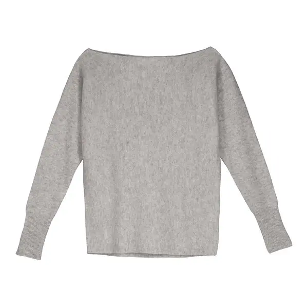 BEL CASHMERE Claudia Cashmere Sweater - Grey