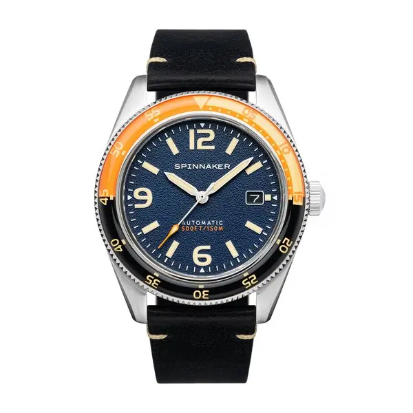 SPINNAKER Fleuss Japanese Automatic Watch - Orange