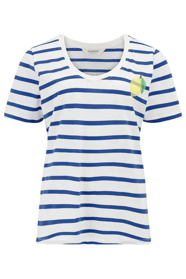 SUGARHILL BRIGHTON Sylvie Scoop Neck T-shirt