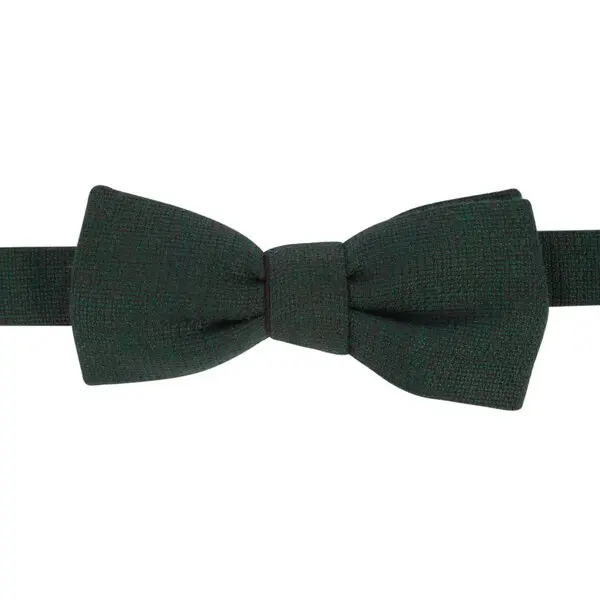 LE COLONEL Cyprus Italian Wool Bow Tie - Green