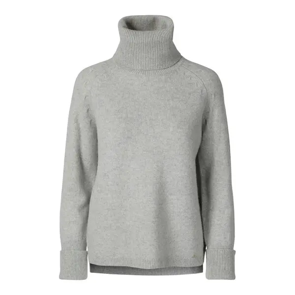 TIRILLM Chunky Turtleneck Pullover - Grey