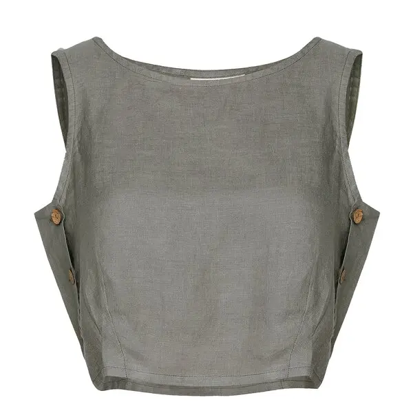 REISTOR Boxy Crop Hemp Top
