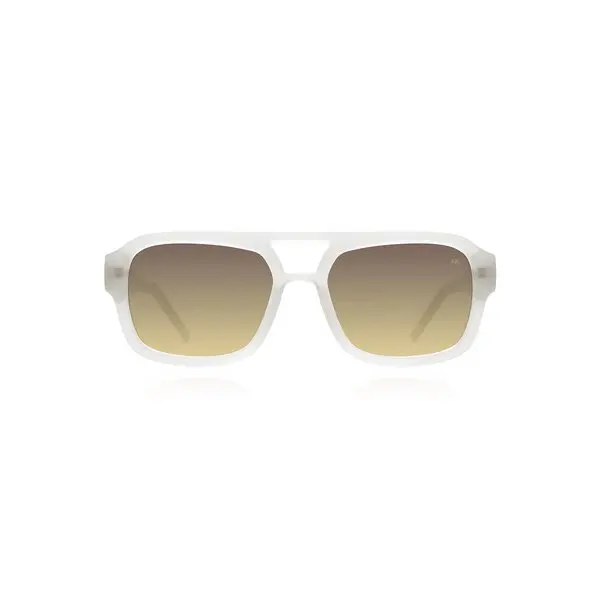 A. Kjærbede Kaya Sunglasses - White/brown