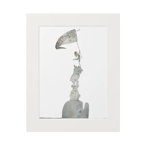 PIPER & FOX Neutrals / Star Catcher Art Print - Grey