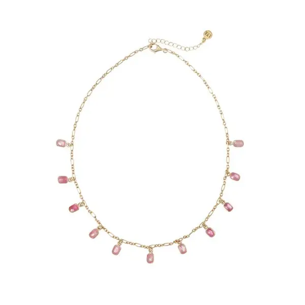 LYA SOUL JEWELRY Gold-plated Pandora Choker With Gemstones - Gold/red