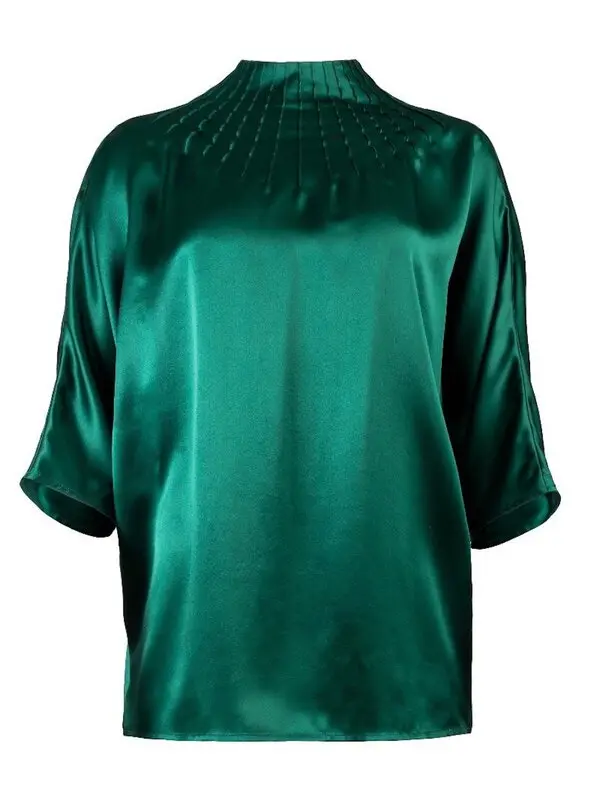 HELENE GALWAS Camellia Silk Blouse