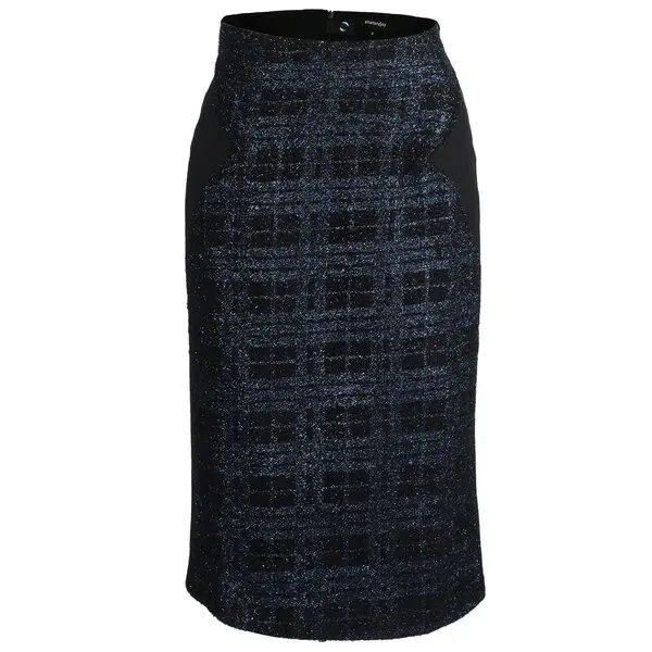 SMART AND JOY Tartan Pencil Skirt