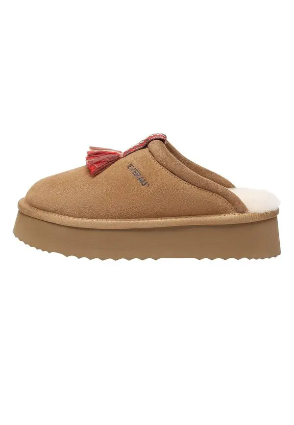 EVERAU AUSTRALIA Caspian Platform Slippers - Gold