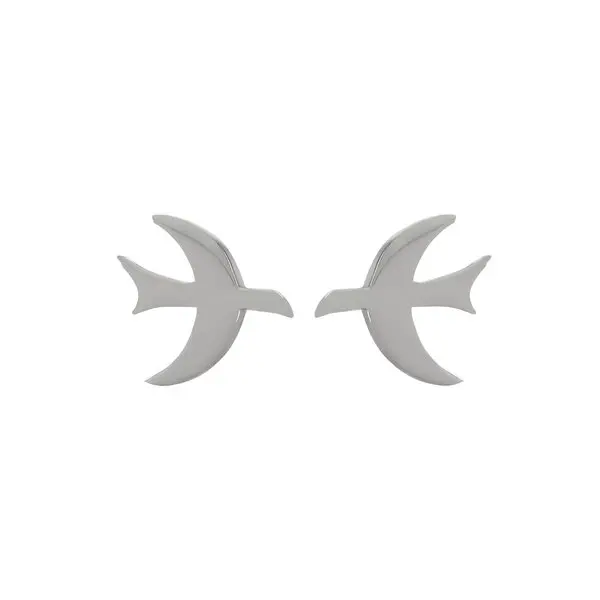 Zoë & Morgan Moonbird Stud Earrings - Silver