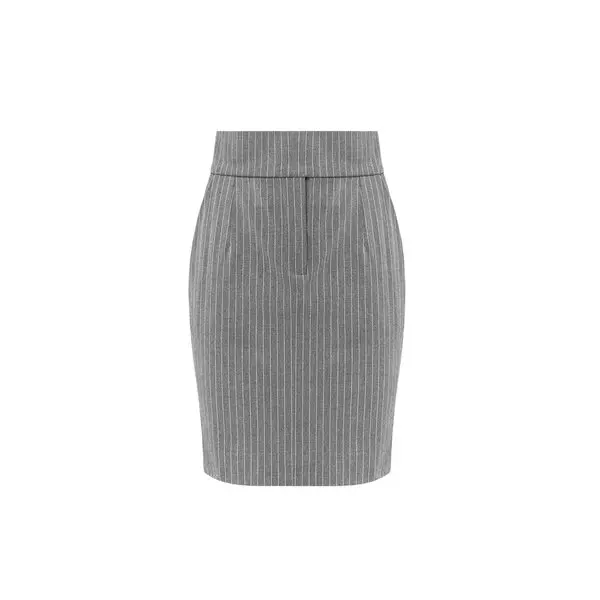 MANDRAGORA Fitted Striped Skirt