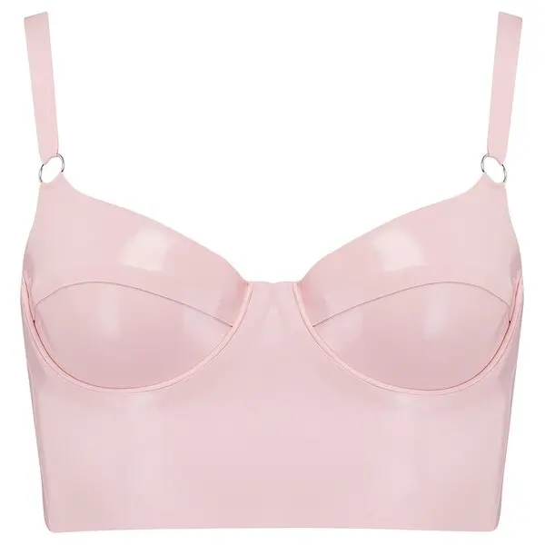 ELISSA POPPY Latex Full Cup Bra - Pink