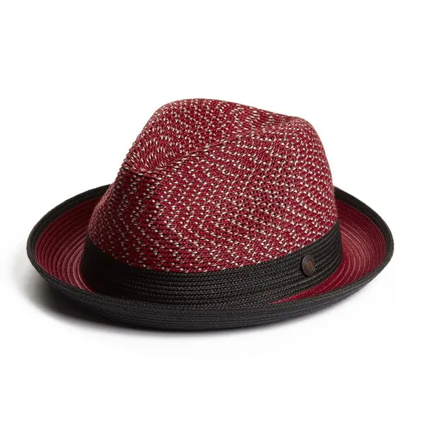 DASMARCA HATS Enzo Packable Trilby - Red