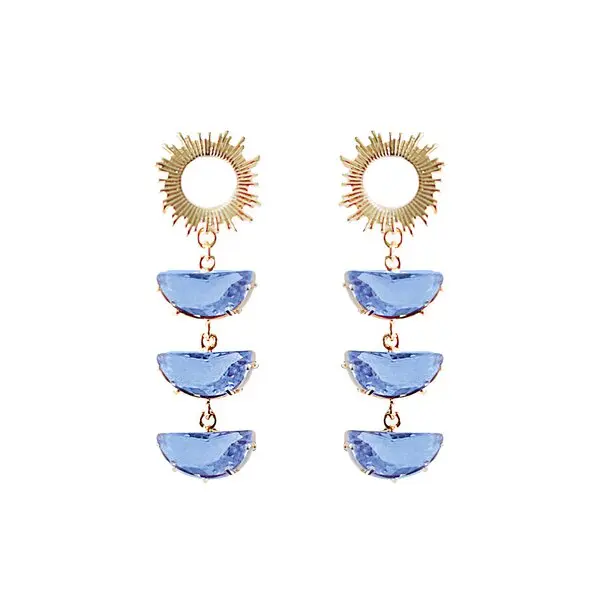 ADRIANA PAPPAS DESIGNS Spring Supernova Stud Earrings - Yellow