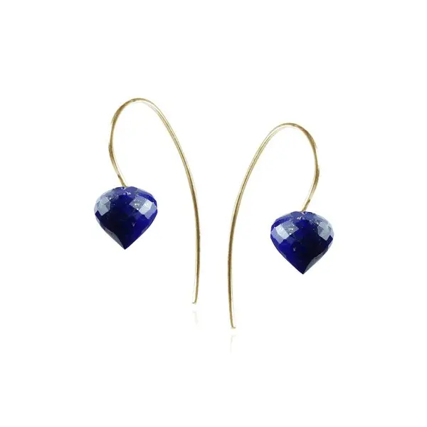 MOUNIR LONDON Minaret Lapis Lazuli Drop Earrings - Blue