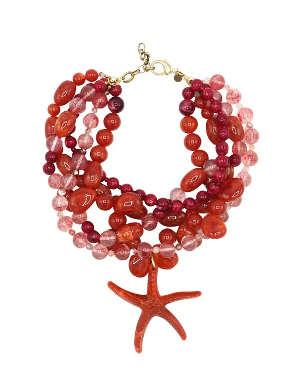 SITA NEVADO Starf Pendant Necklace - Orange