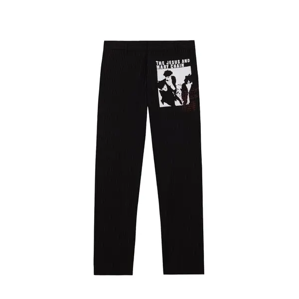 COME ON Printed Twill Trousers