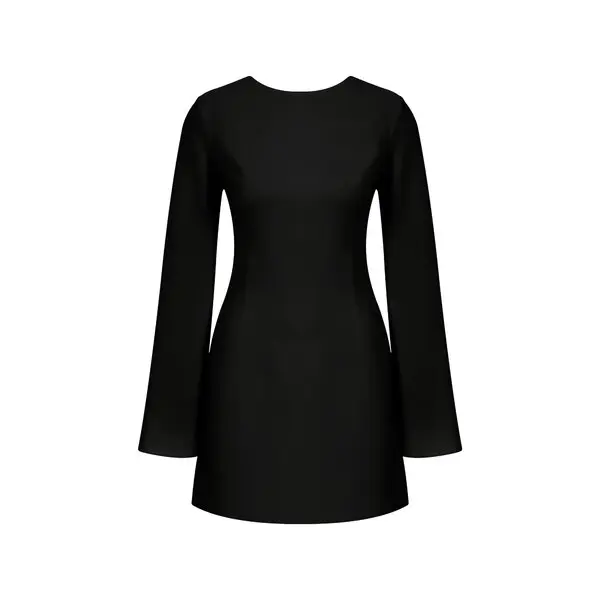 NAZLI CEREN Ira Tie-back Mini Dress
