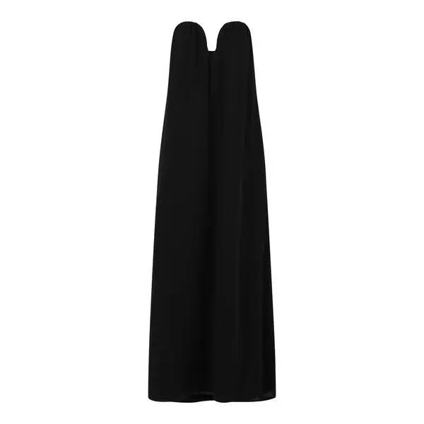 CAVANAGH BAKER Strapless Chiffon Corset Dress - Black