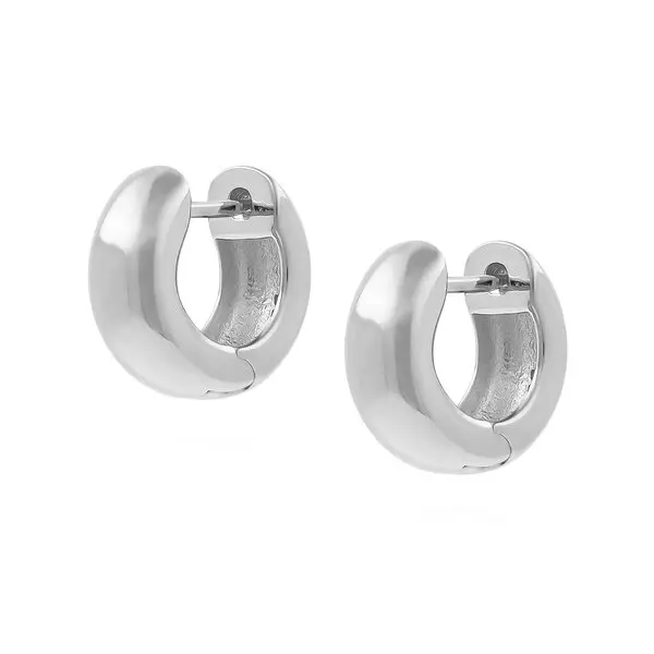 Côté Caché Chunky Huggie Hoop Earrings